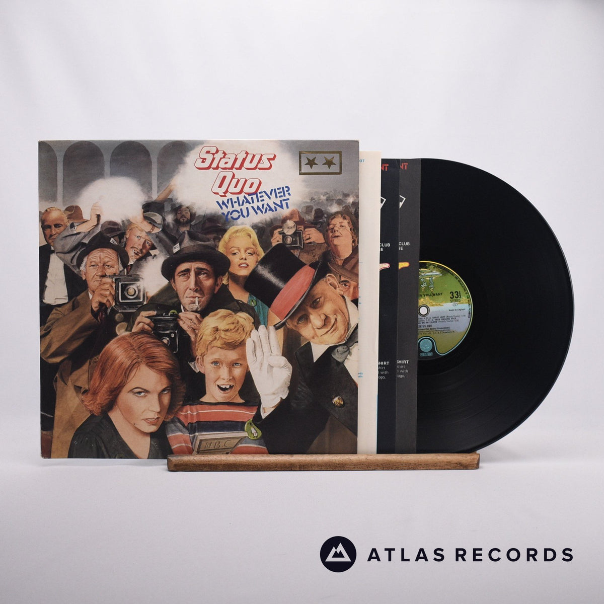 Status Quo Whatever You Want LP Vinyl Record EX/EX – Atlas Records