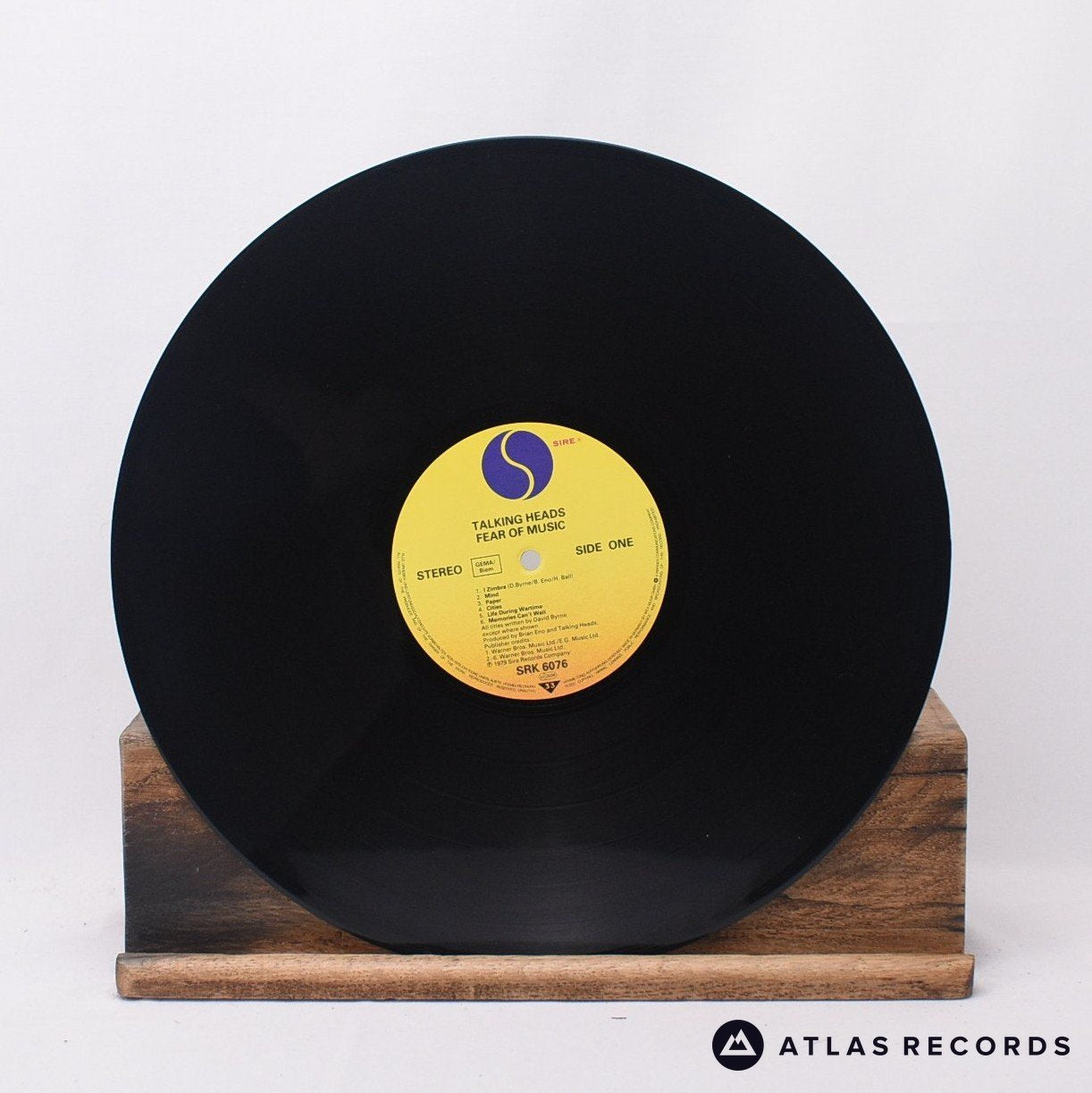 Talking Heads Fear Of Music LP Vinyl Record EX/EX – Atlas Records