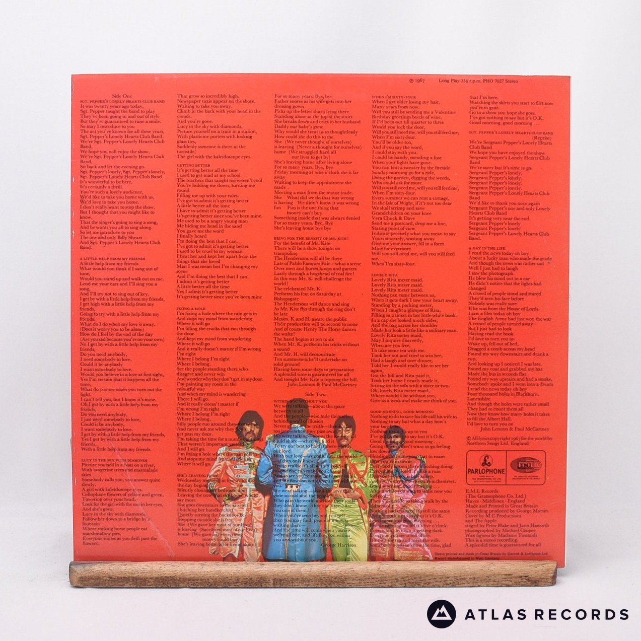 The Beatles Sgt. Pepper's Lonely Hearts Club Band LP Vinyl EX/EX ...