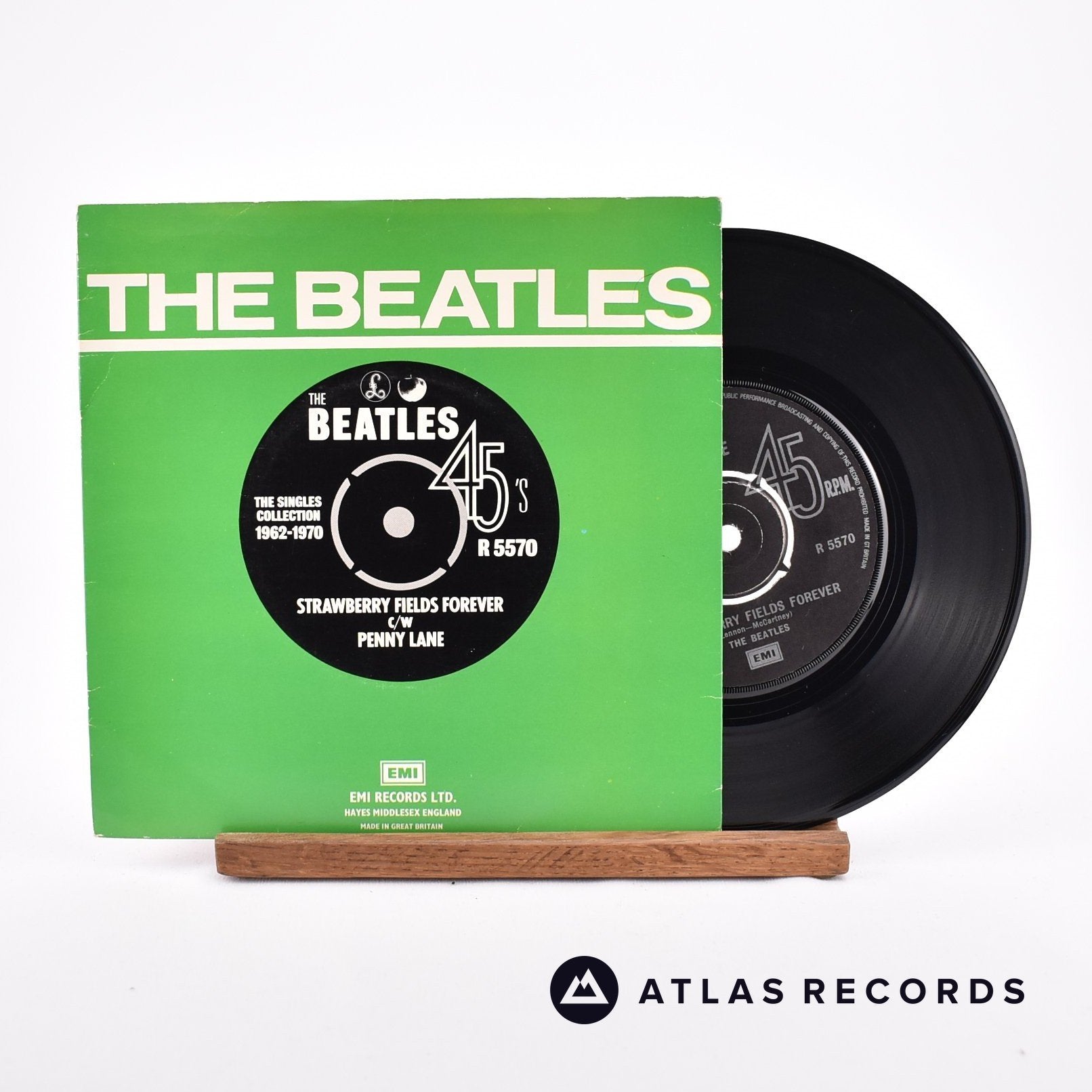 The Beatles Strawberry Fields Forever 7" Vinyl VG+/VG+ – Atlas Records