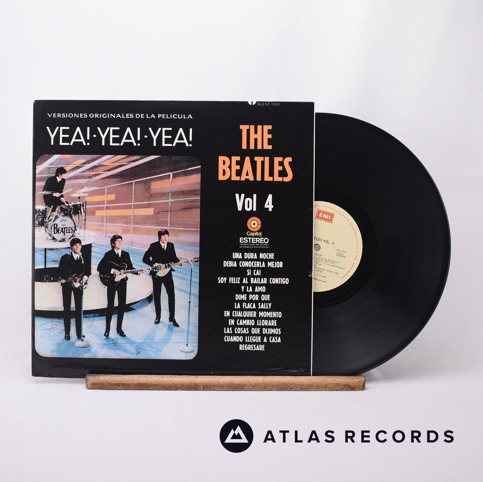 The Beatles Yea! - Yea! - Yea! Vol. 4 LP Vinyl Record EX/EX – Atlas Records