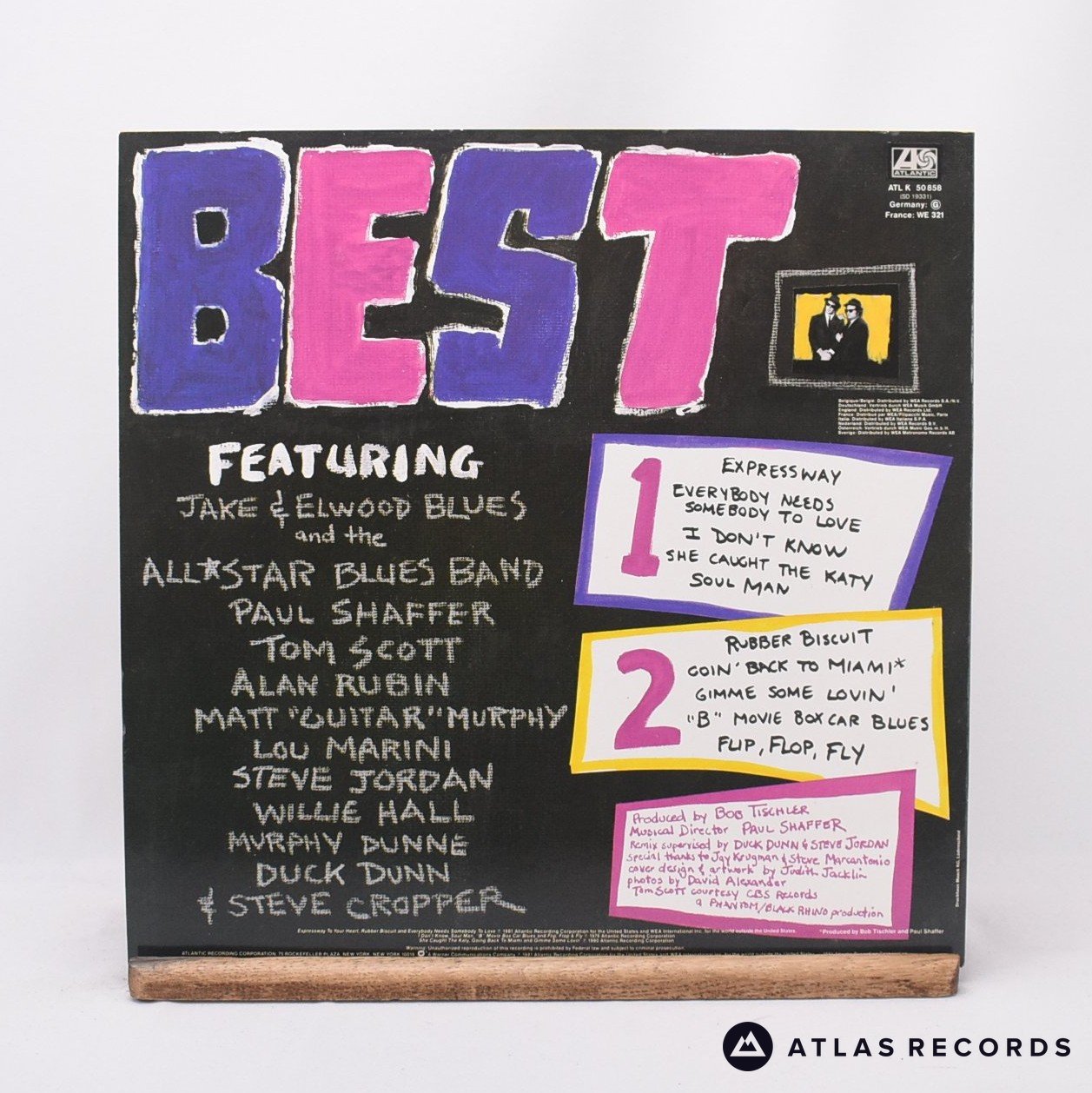 The Blues Brothers Best Of The Blues Brothers LP Vinyl EX/EX – Atlas ...