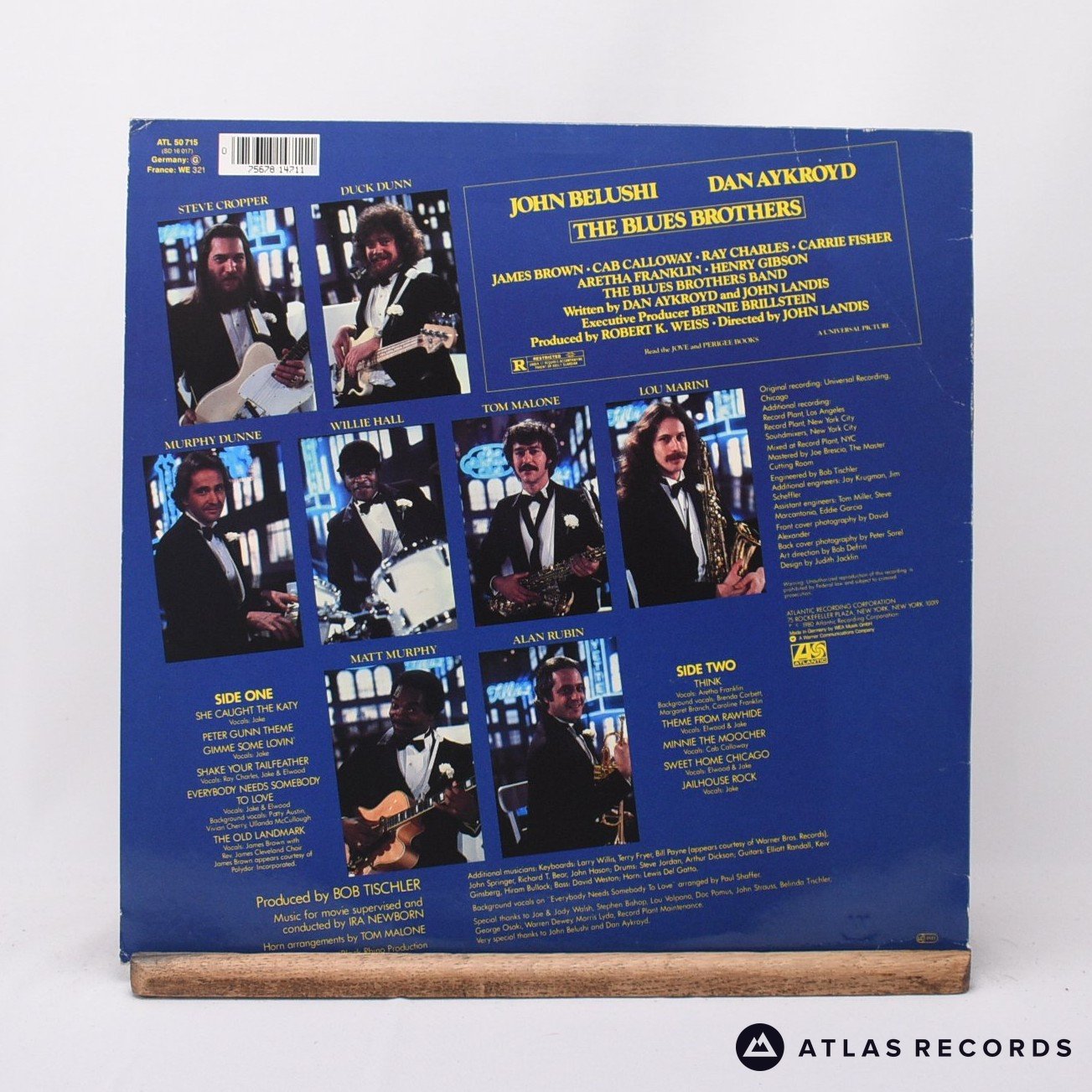 The Blues Brothers The Blues Brothers LP Vinyl Record EX/VG+ – Atlas ...