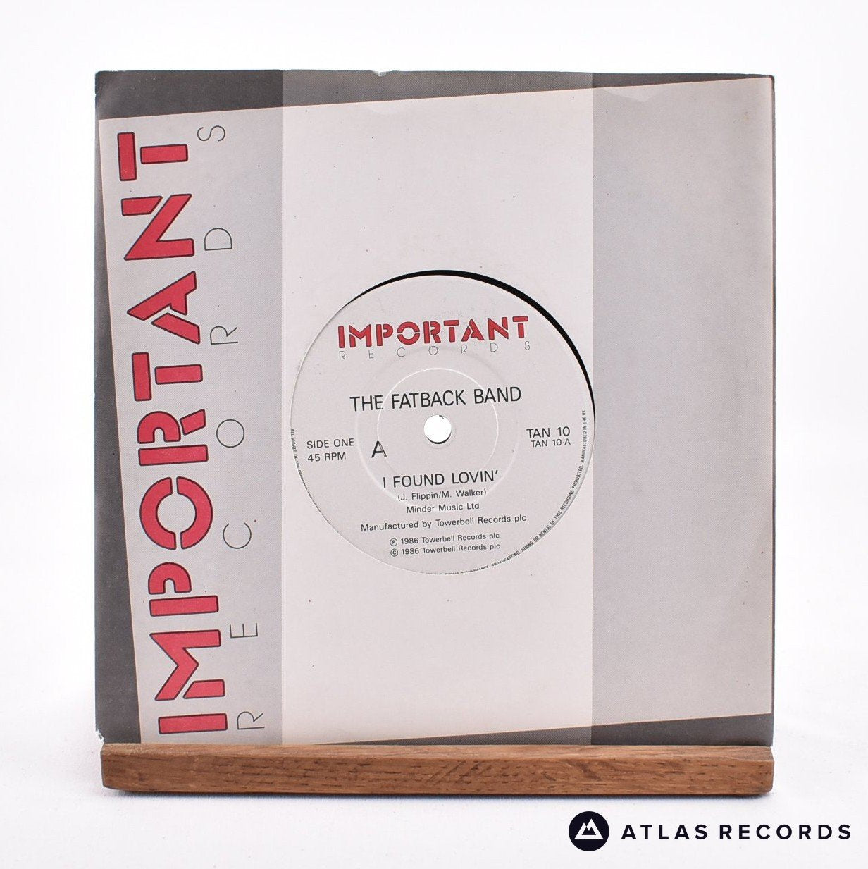 The Fatback Band I Found Lovin' 7" Vinyl Record VG+/EX – Atlas Records