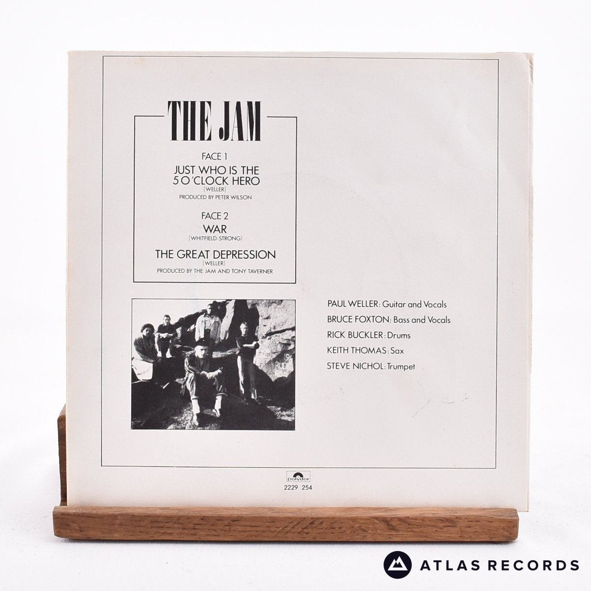 The Jam Just Who Is The 5 O'Clock Hero 7" EP Vinyl EX/EX – Atlas Records