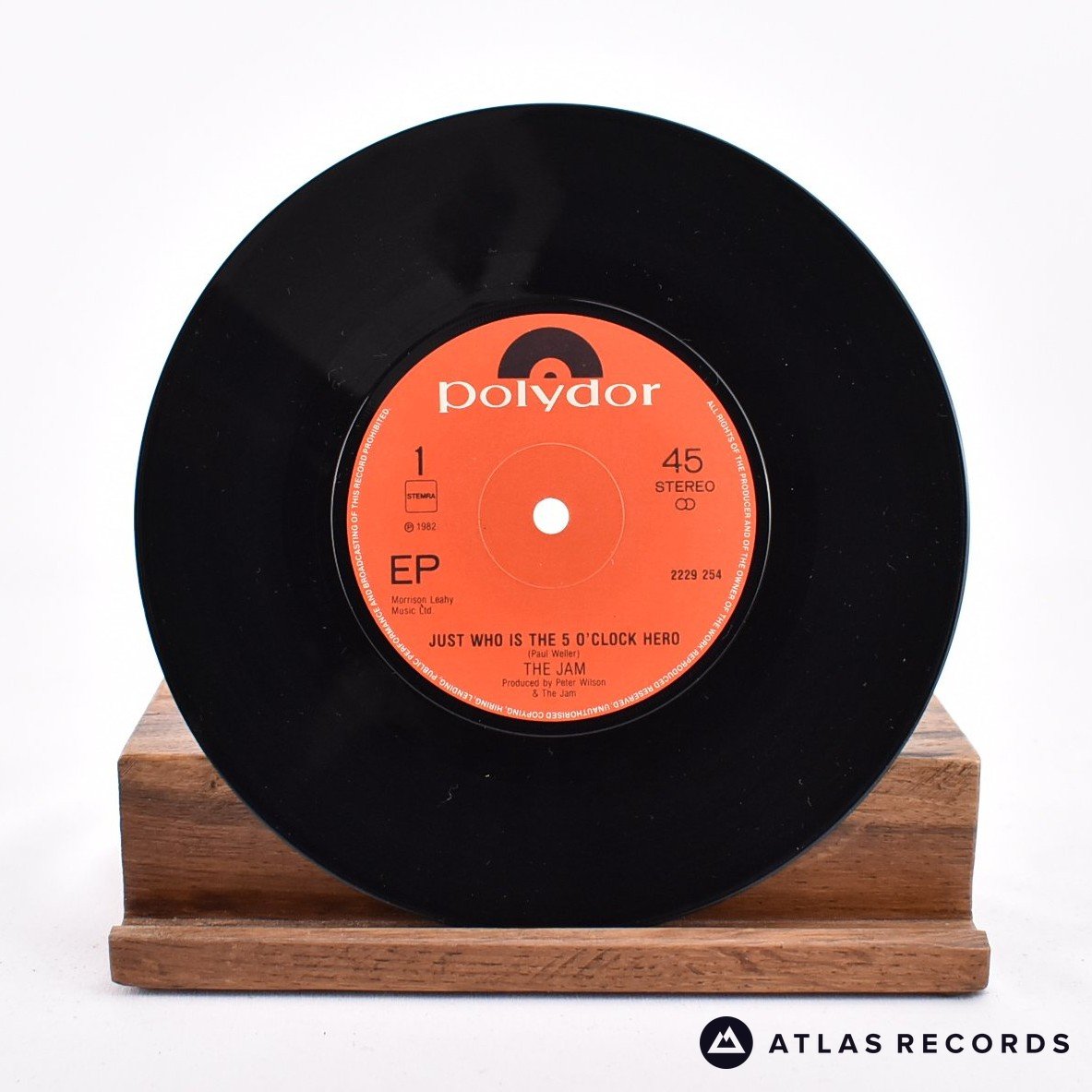 The Jam Just Who Is The 5 O'Clock Hero 7" EP Vinyl EX/EX – Atlas Records