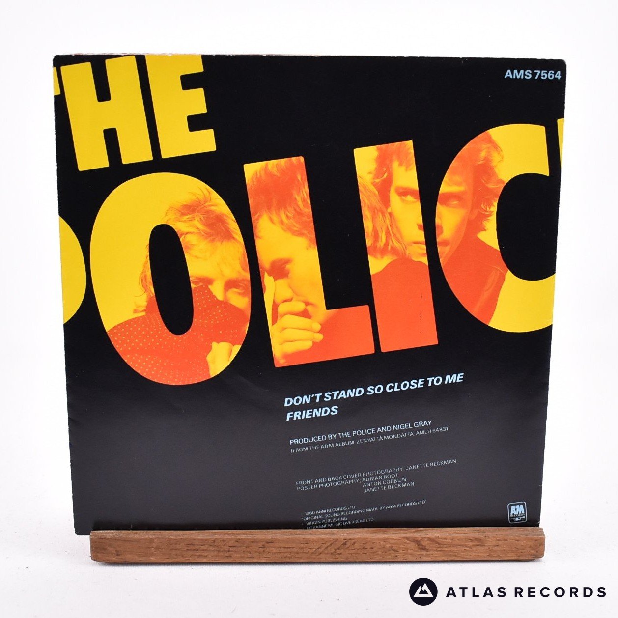 The Police Don't Stand So Close To Me 7" Vinyl Record VG/EX – Atlas Records