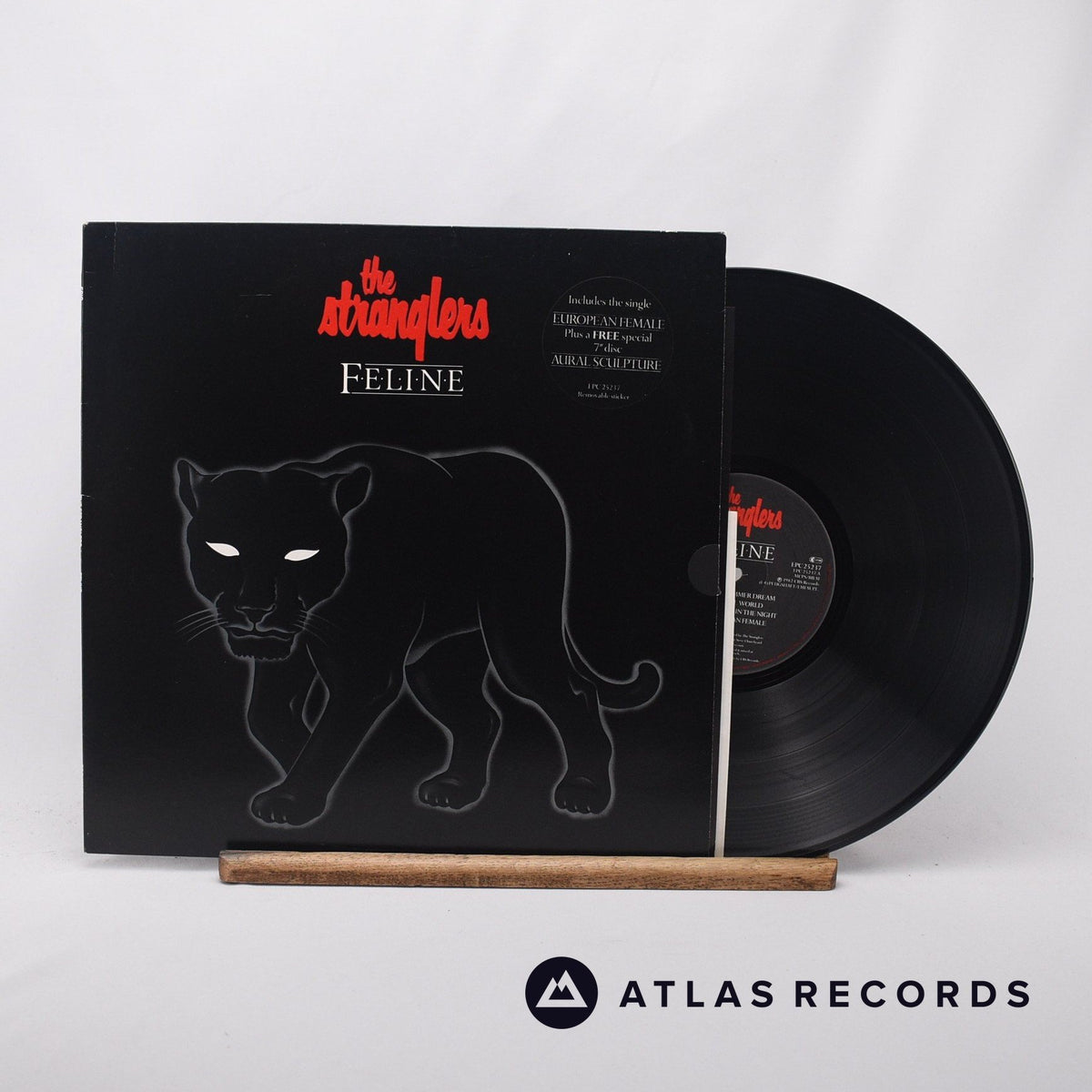 The Stranglers Feline 7" + LP Vinyl Record VG+/NM – Atlas Records