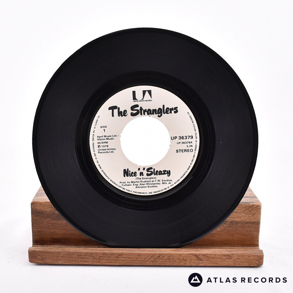 The Stranglers Nice 'N' Sleazy 7" Vinyl Record VG/VG+ – Atlas Records
