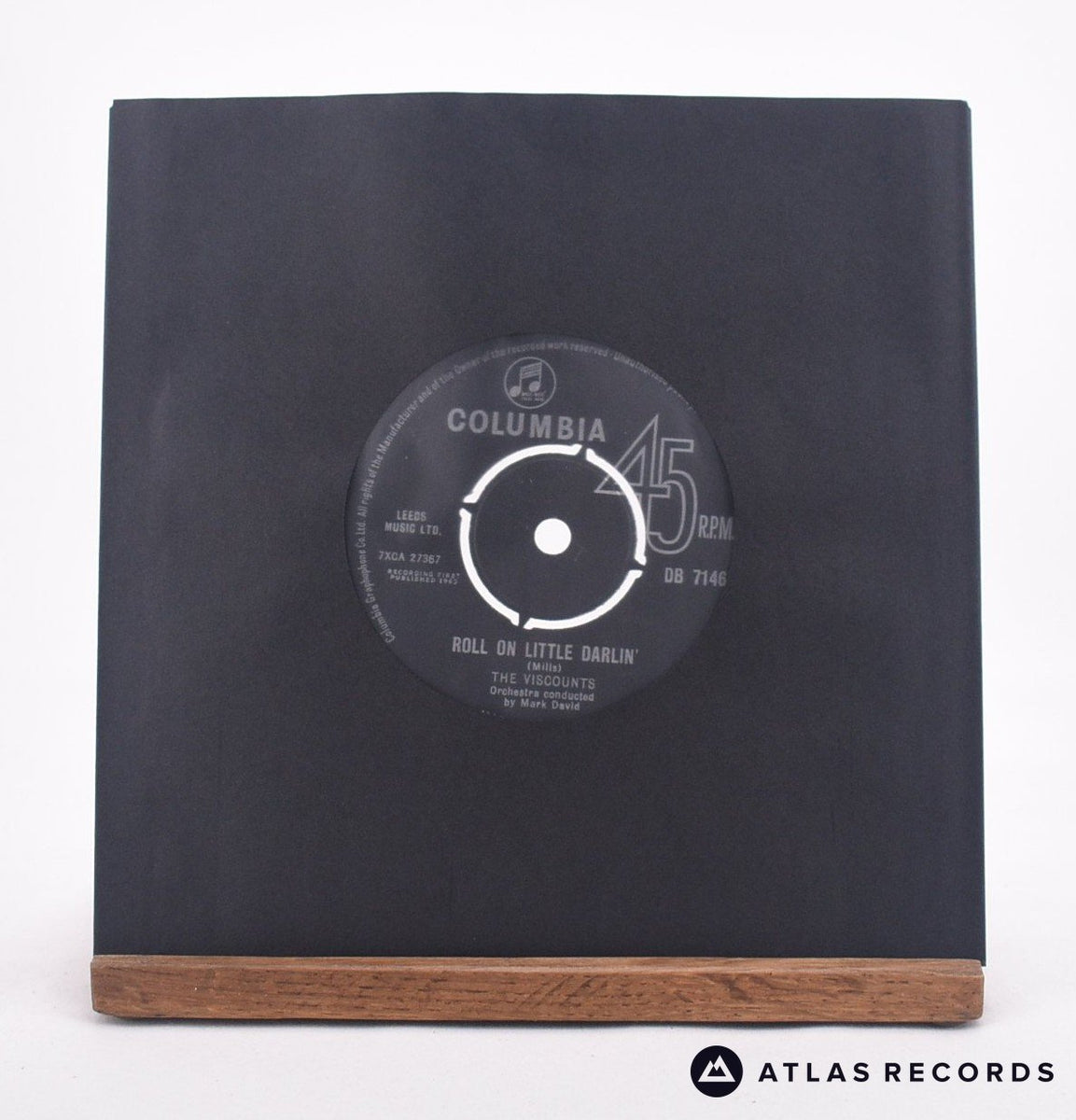 The Viscounts Roll On Little Darlin' 7" Vinyl Record VG+ – Atlas Records