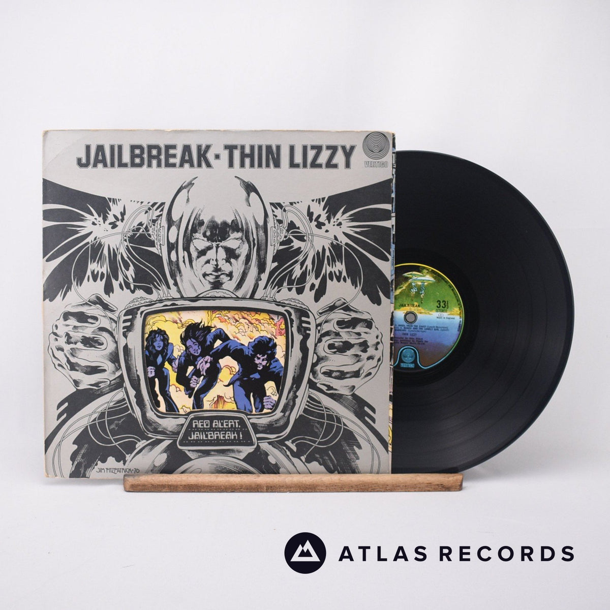 Thin Lizzy Jailbreak LP Vinyl Record VG+/VG+ – Atlas Records