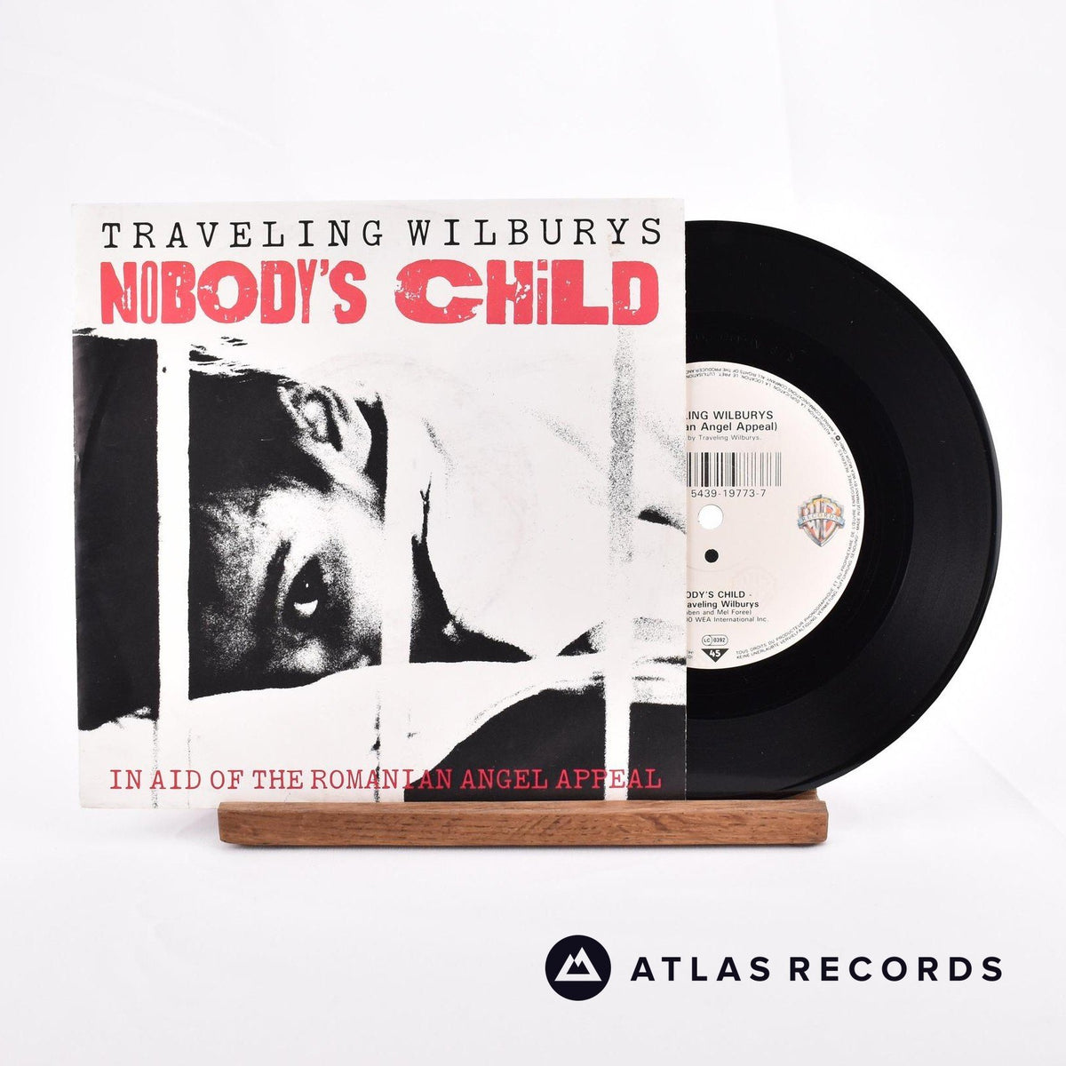 Traveling Wilburys Nobody's Child 7" Vinyl Record VG+/EX – Atlas Records