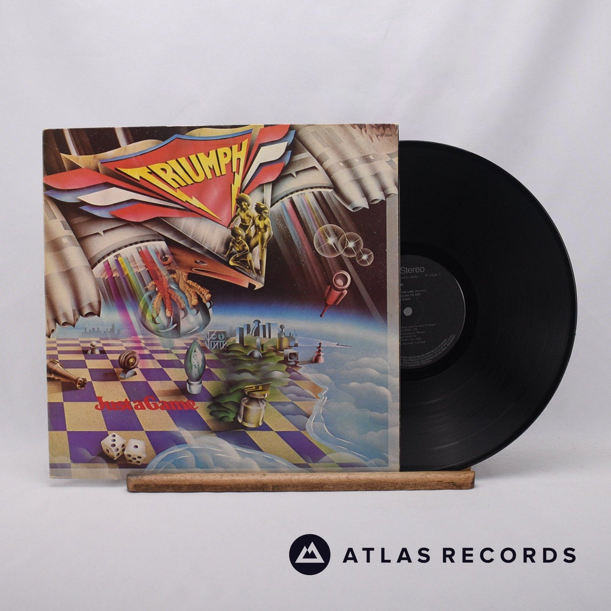 Triumph Just A Game LP Vinyl Record EX/EX – Atlas Records