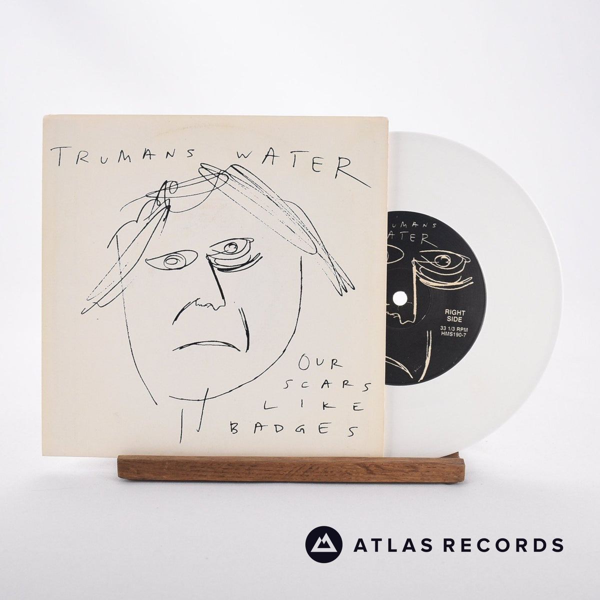 Trumans Water Our Scars Like Badges 7" Vinyl Record EX/EX – Atlas Records