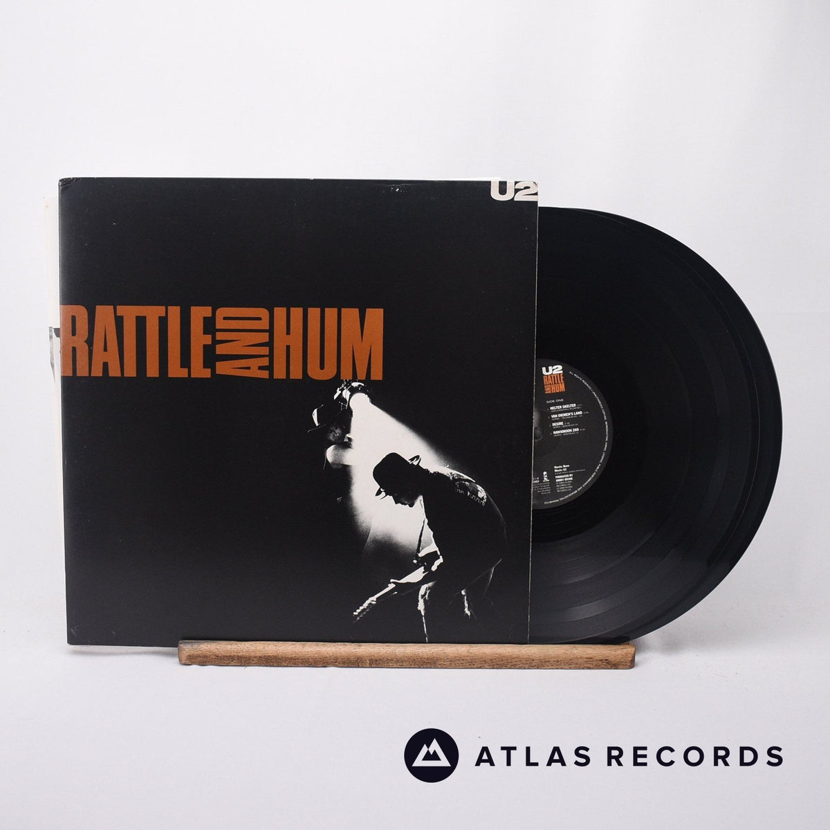 U2 Rattle And Hum Double LP Vinyl Record EX/EX – Atlas Records