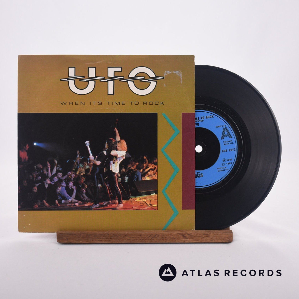 UFO When It's Time To Rock 7" Vinyl Record VG+/EX – Atlas Records