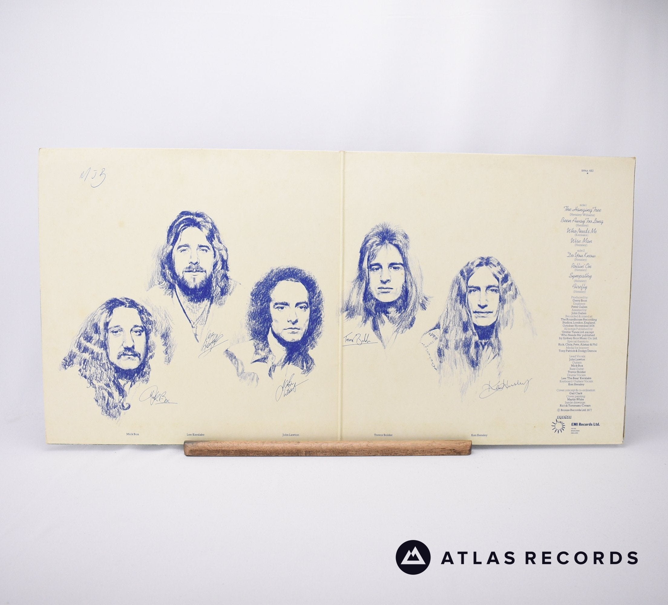 Uriah Heep Firefly LP Vinyl Record VG+/VG+ – Atlas Records