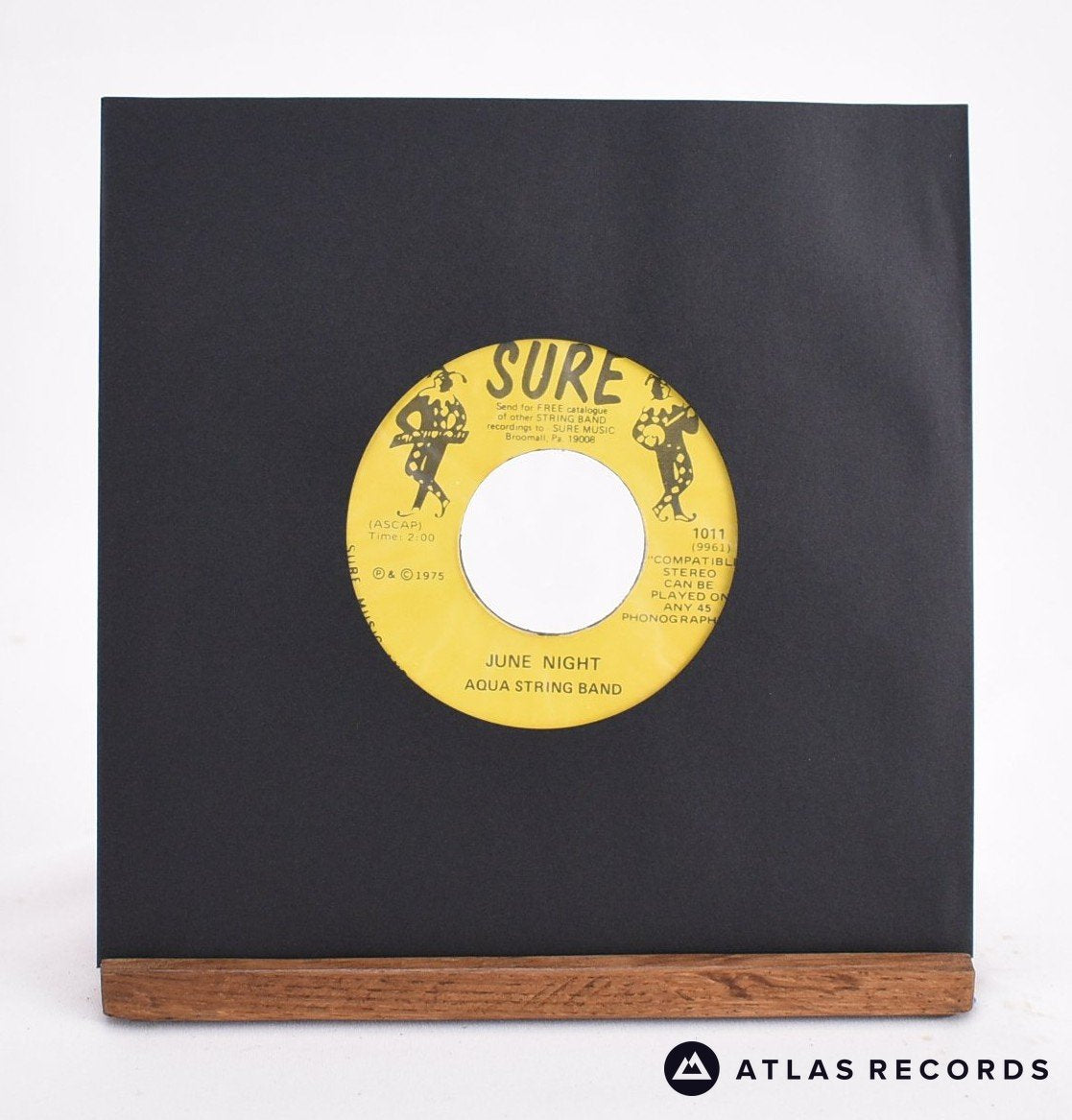 Aqua String Band June Night 7" Vinyl Record EX – Atlas Records