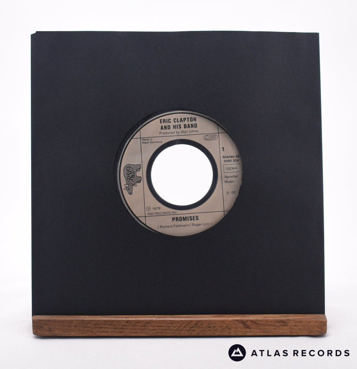 Eric Clapton And His Band Promises 7" Vinyl Record NM – Atlas Records